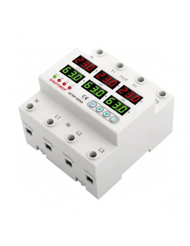 Releu TRIFAZIC, SINOTIMER, siguranta digitala de protectie tensiune ...